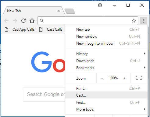 How to cast your Computer Desktop or Browser Tab